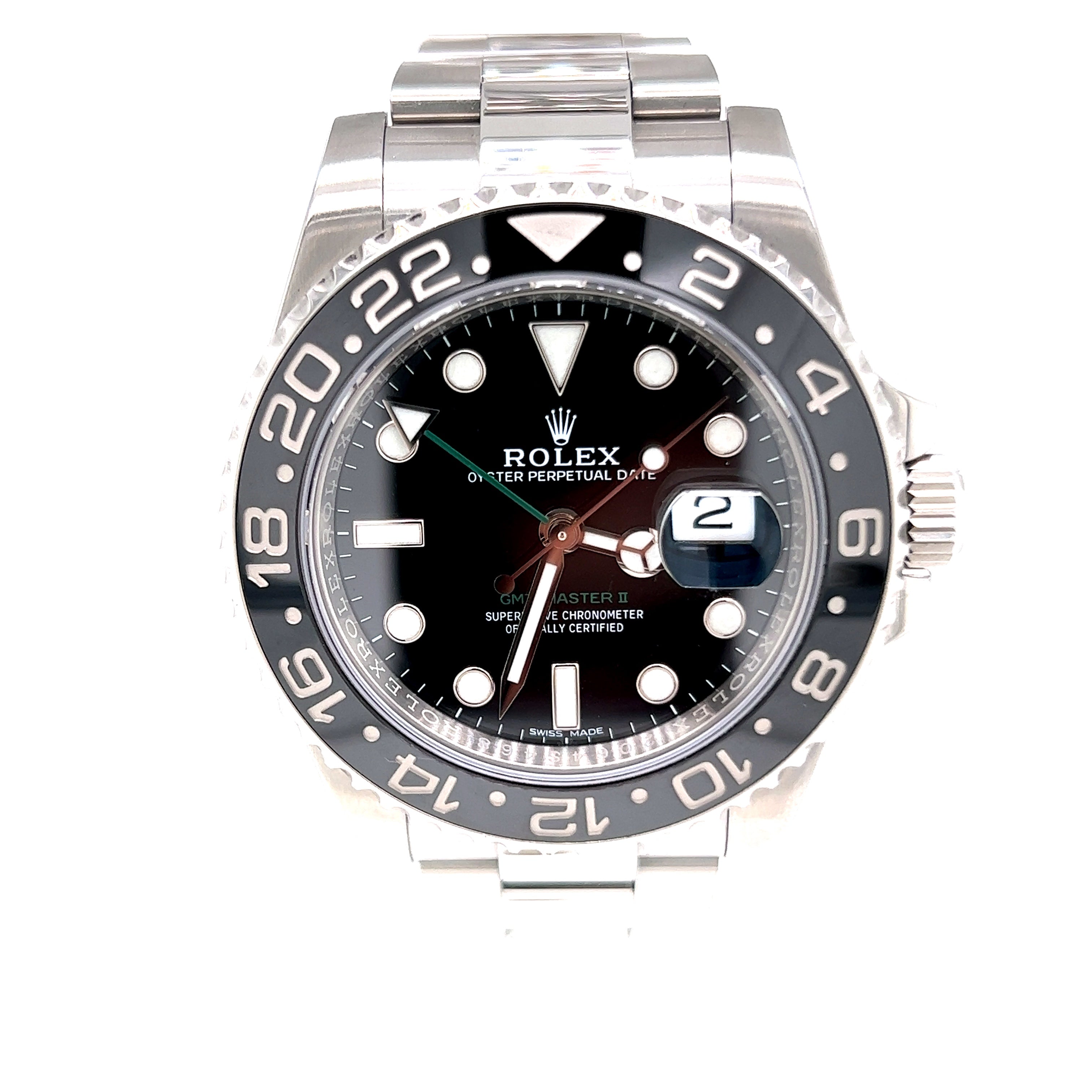 Rolex - Pre-owned GMT Master II 116710LN With Papers – David and Sons Timepieces