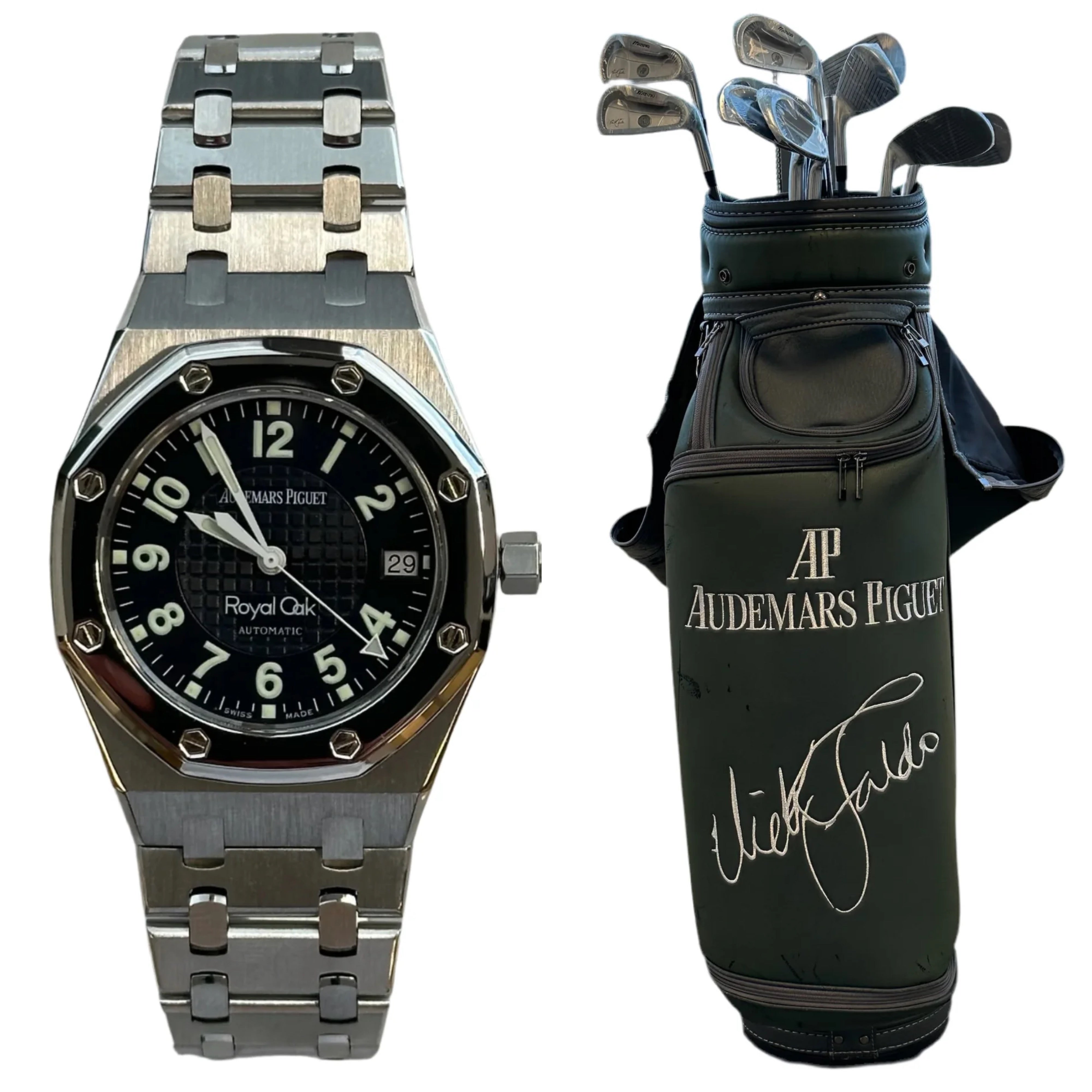 Audemars Piguet - Unworn Royal Oak Nick Faldo Watch & Golf Set 15190SP ...