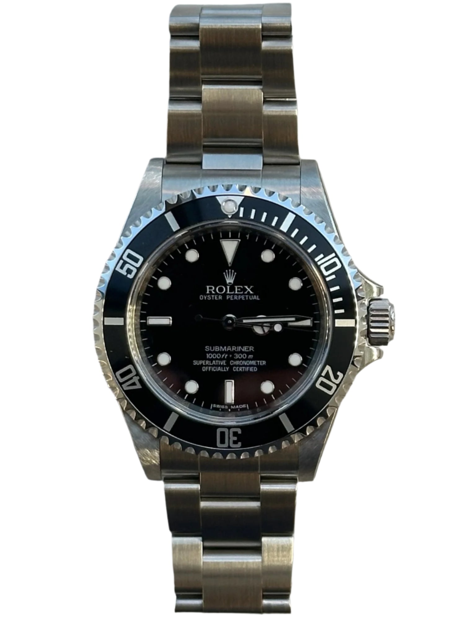 Rolex - Unworn Submariner Black Dial 14060 FULL STICKERS – David and ...