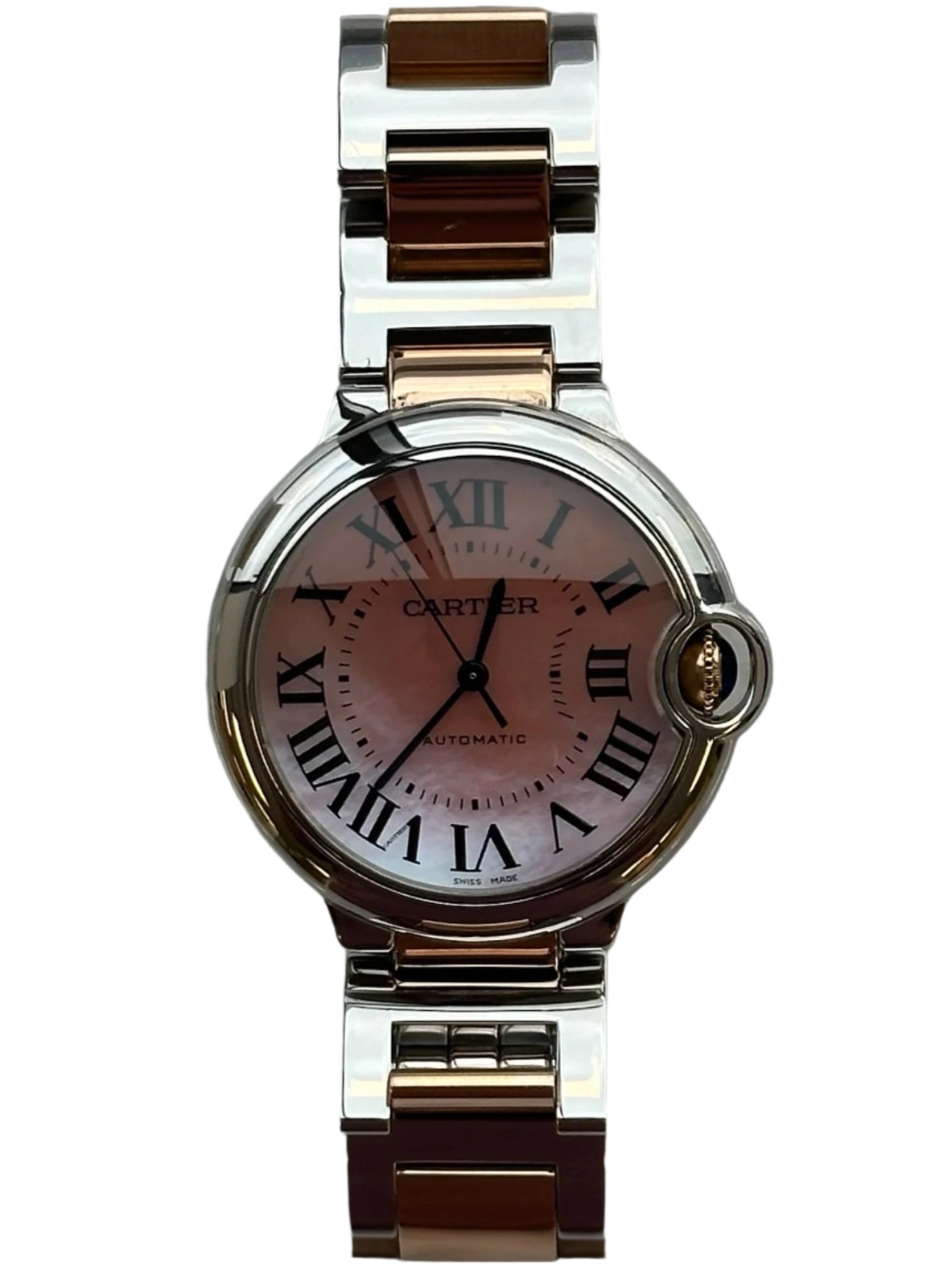 Cartier - Pre-owned Ballon Bleu Two Tone Rose Gold 36mm W6920033 ...