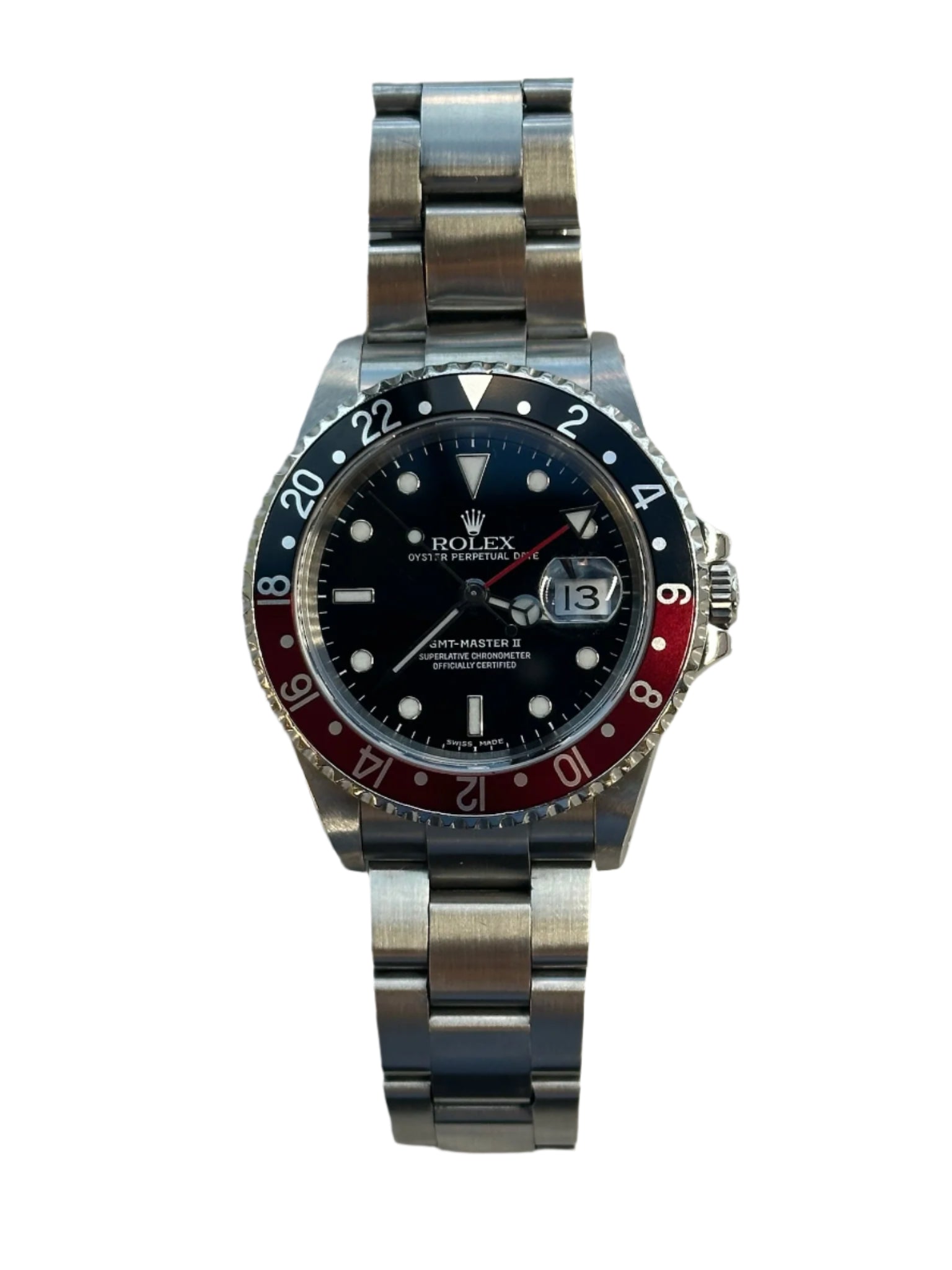 Rolex - Pre-owned GMT Master II Coca Cola (Coke) 16710 – David and Sons ...