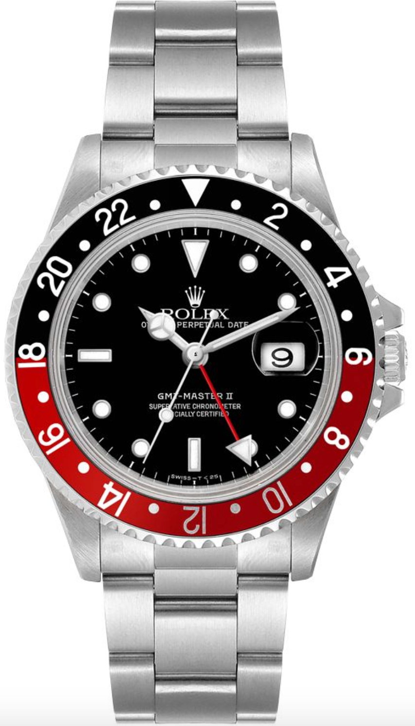 Rolex - Pre-owned GMT Master II Coca Cola (Coke) 16710 – David and Sons ...