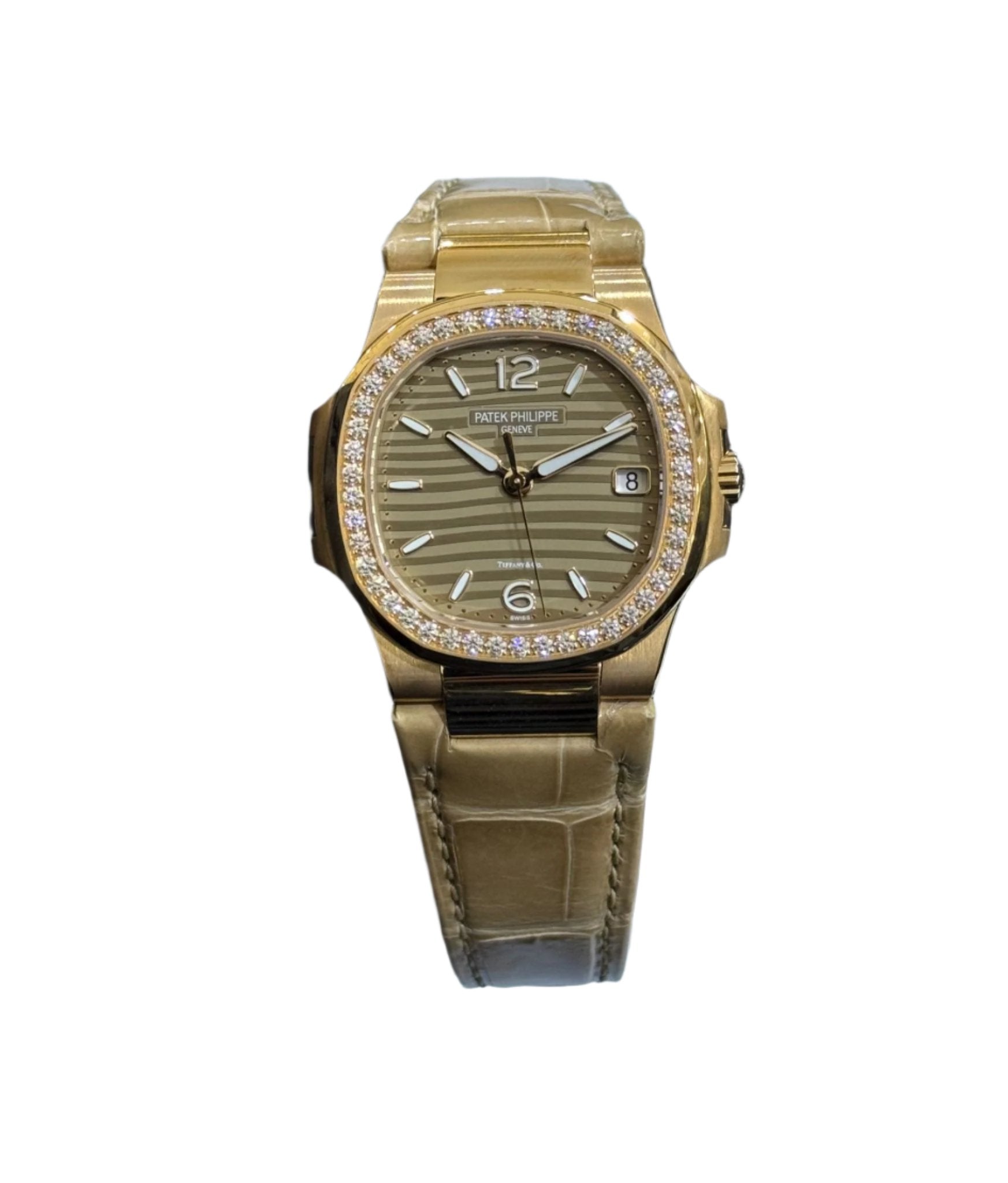 Patek Philippe - Unworn Nautilus 7010R-012 Gold Dial TIFFANY & CO STAM ...