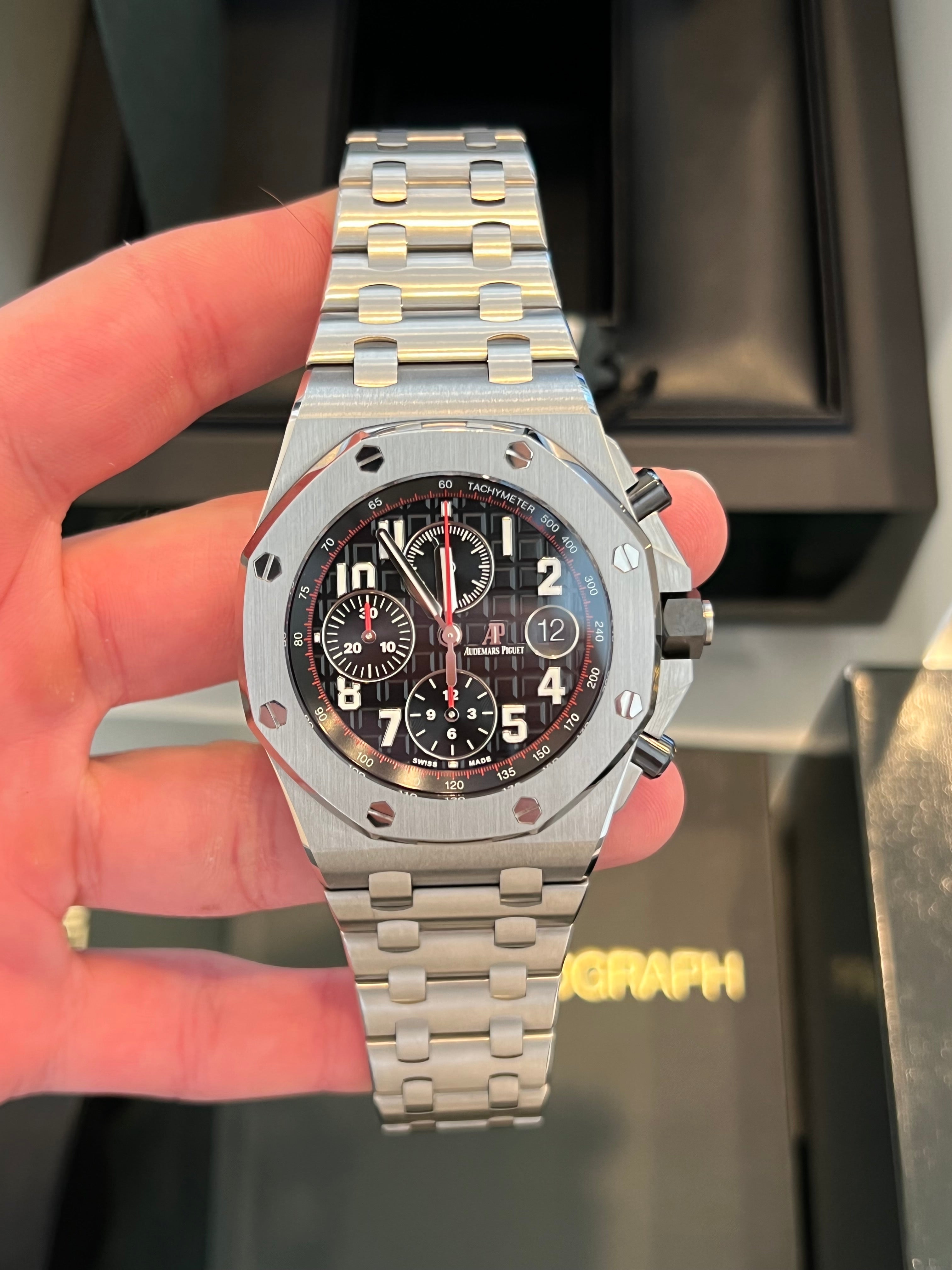 Audemars Piguet - Pre-owned Royal Oak Offshore "Vampire" 26470st ...
